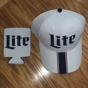 Miller Lite | Accessories | Miller Lite Ball Cap With Koozie Nwts ...
